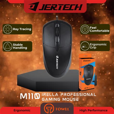 Jertech M110 Irelia Professional Gaming Wired Mouse M110 Usb Wire