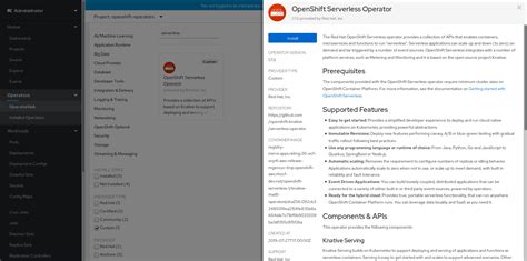 Chapter 5 Installing Openshift Serverless Serverless Applications
