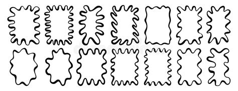 Squiggle Frame Rectangle Stock Illustrations 948 Squiggle Frame
