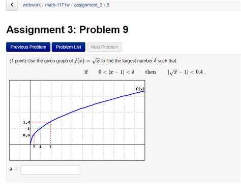 Solved Webworkmath 1171w Assignment39 Assignment 3