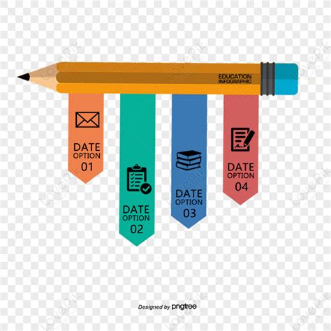 Vector Striped Pencil Chartdatastripesinformation Free Png And Clipart Image For Free