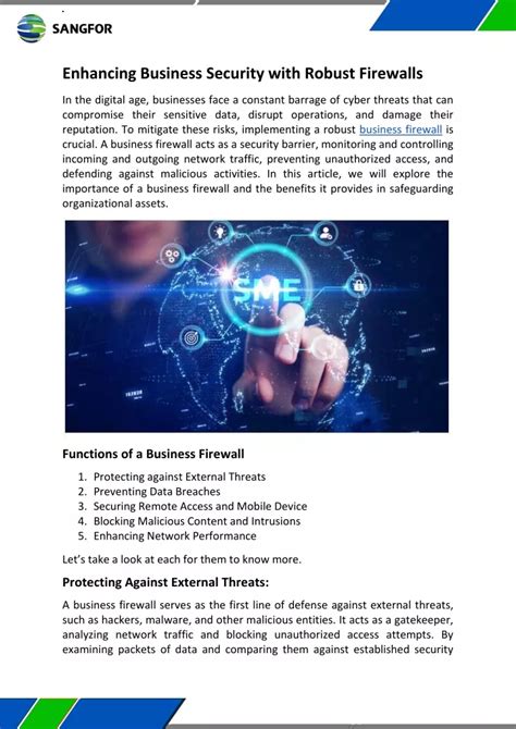 ppt enhancing business security with robust firewalls powerpoint
