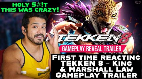 First Time TEKKEN King Marshall Law Gameplay Trailer Reaction YouTube