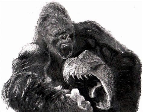 King Kong Criaturas Mitológicas Dibujos Marvel Dibujos