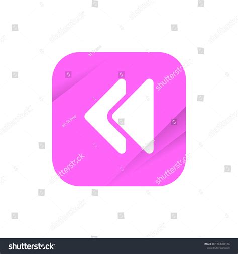 Reverse App Icon Stock Vector Royalty Free Shutterstock