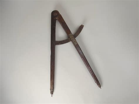 Antique 18th Century French Wooden Divider Or Compass Mist Antiques