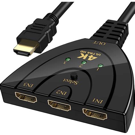 Jual Kode M44t Hdmi Switch 4k 3 Port Hdmi Switch 3 Port Kabel Hdmi Cabang 3 4k Shopee Indonesia