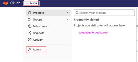 Disable User Creation Signup On GitLab Welcome Page ComputingForGeeks