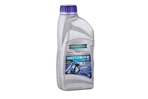 Масло моторное Motobike 4 T Ester New 1 л 10w 30 Ravenol 1172111 001