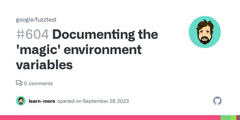 Documenting The Magic Environment Variables Issue 604 Google