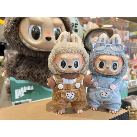 Labubu Macron Pvc Vinyl 17cm Clothes For Key Chain