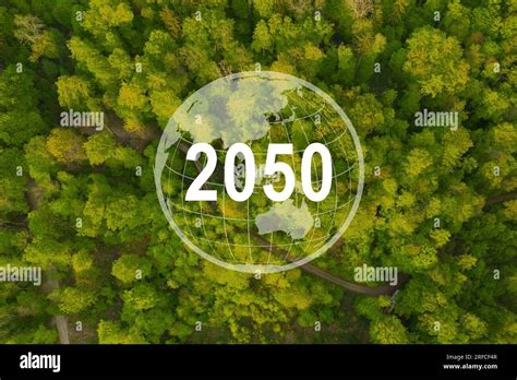 Net Zero 2050 Carbon Neutral And Net Zero Concept Natural Environment A