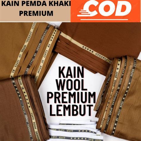 Jual Bahan Kain Pemda Wool Premium Baju Dinas Pemda Khaki Pns Pdh Asn