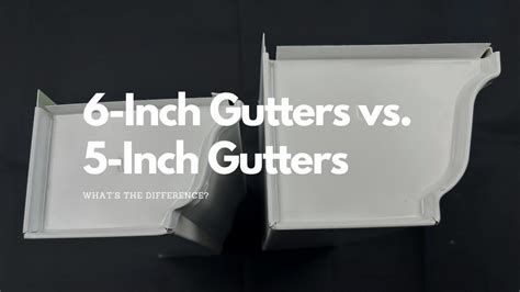 Inch Vs Inch Gutters Choosing The Right Size For Your Home
