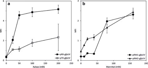 Reporter Gene Expression Analysis Of Plasmids With Xylose Inducible A