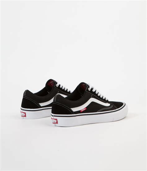 Vans Old Skool Pro Shoes Black White Flatspot