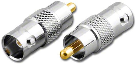 Bnc Female To Rca Male Plug Coaxial Adapter Rfa 8392 75 75 Ohm