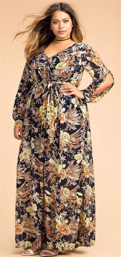 25 Cheap Plus Size Chiffon Maxi Dresses A 173