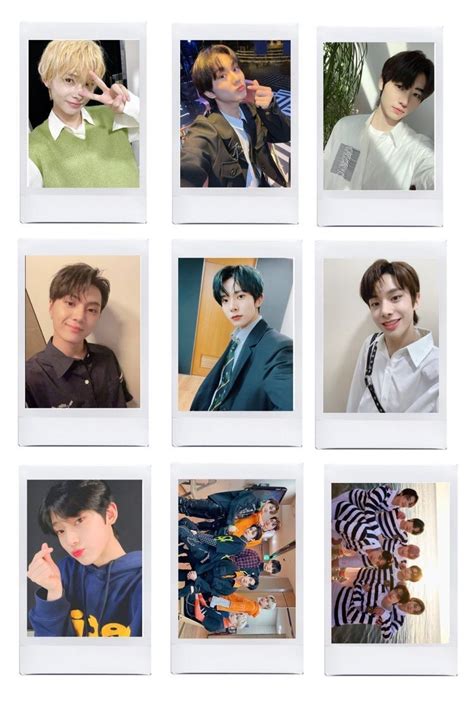 Enhypen Polaroid Random Pics Polaroid Pictures Photo Card Template Photo Cards