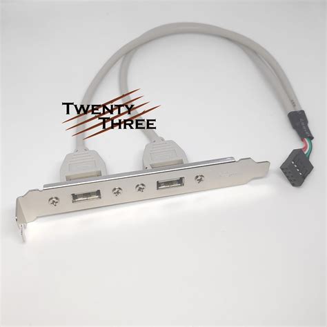 Jual Usb Rear Panel Expansion Bracket To Pin Motherboard USB Port Shopee Indonesia