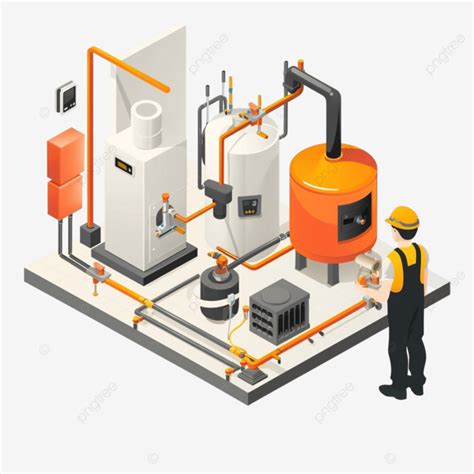 배관공 보일러 누출 수리 아이소메트릭 구성 손상 방 남성 Png 일러스트 및 이미지 에 대한 무료 다운로드 Pngtree