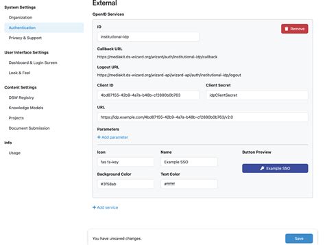 Authentication Settings Fair Wizard 40 Documentation