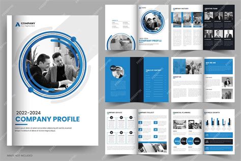 Premium Vector Company Profile Brochure Template And Project Proposal Or Annual Report Layout