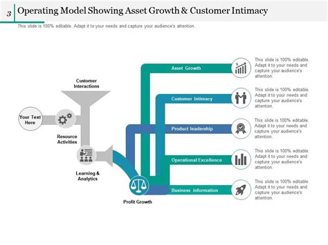 Operating Model Ppt Infographics Graphics Template Mission And Guiding