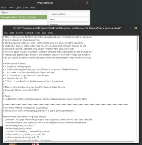 Praat Script For Loop Gigajuli
