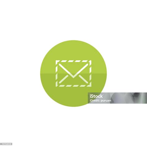 Circle Icon Envelope Stock Illustration Download Image Now At
