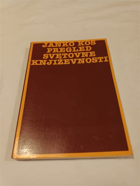 Janko Kos Pregled Svetovne Književnosti