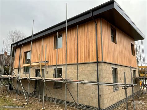 Durasid Foresta Cladding In Red Cedar Anthracite Fascias And Soffits