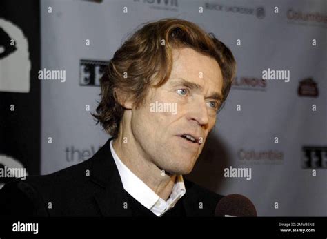 Willem Dafoe On The Red Carpet At The Amc River East For The Chicago Film Festivals Opening Of
