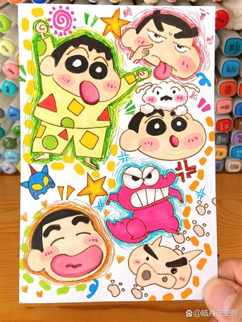 蜡笔小新所有人怎么画简笔画（精选14张） 简笔画图片大全