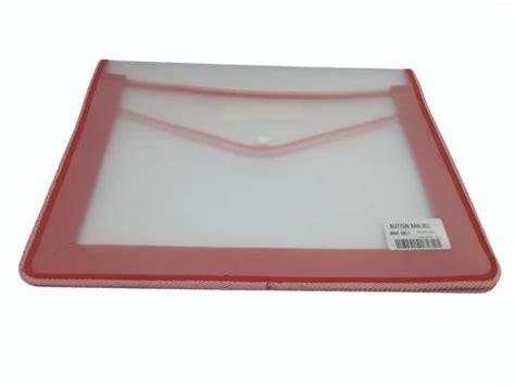 Pvc Button File Folder Red A4 At ₹ 50piece In Bengaluru Id