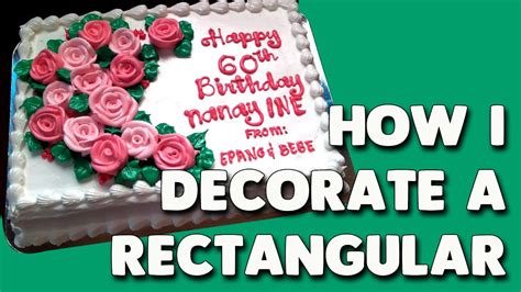 How To Decorate A Rectangular Cake At Eric Maxwell Blog