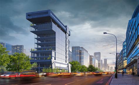 Glass City Archviz Post Production Behance