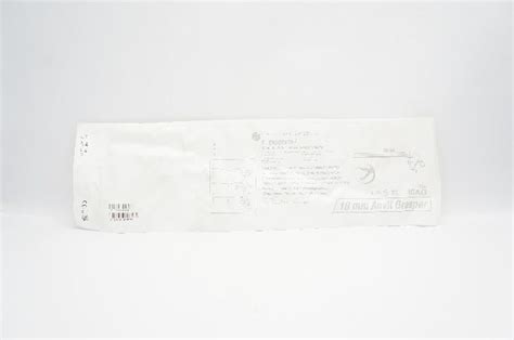 Ethicon 10AG 1 Endopath Anvil Grasper with Ratchet Handle 10mm x 38cm (x)
