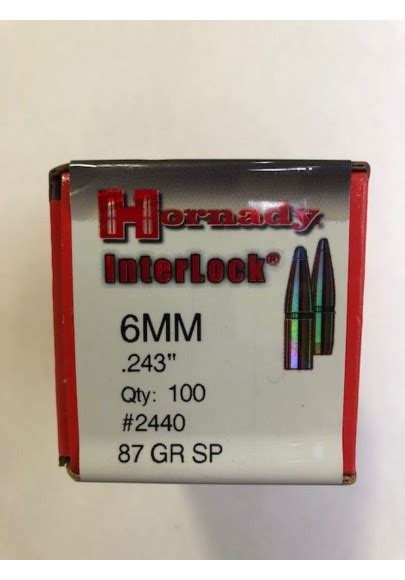 Hornady Palle 6 Mm 87 Gr Sp