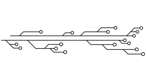Premium Vector Printed Circuit Board Pcb Tracks Isolated On White