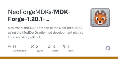GitHub NeoForgeMDKs MDK Forge ModDevGradle A Mirror Of The Branch Of The