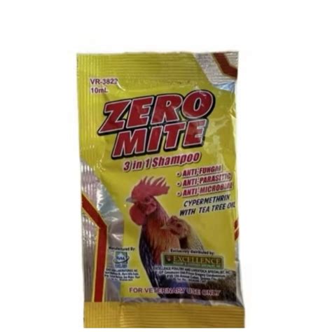 Zero Mite Shampoo 10ml Sold Per Sachet Shopee Philippines