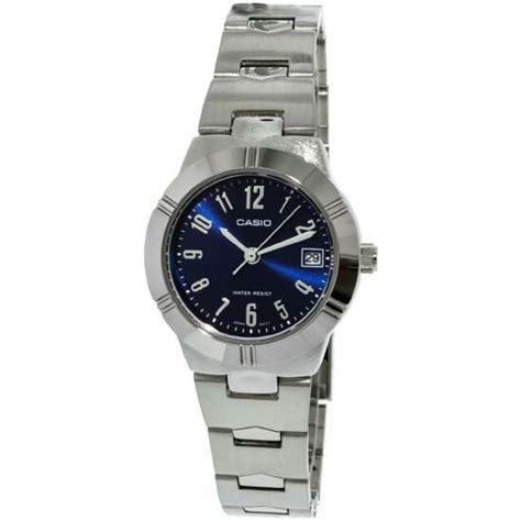 Casio Ladies Blue Dial Watch Ltp1241d 2a2 Ltp 1241d 2a2
