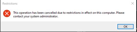 Windows Registry Powershell Operation Has Been Cancelled After Each Shutdown Reboot Super User