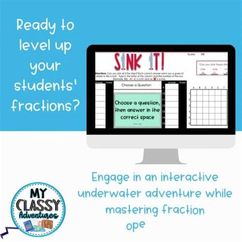 Adding And Subtracting Fractions With Unlike Denominators Fun Digital Activity