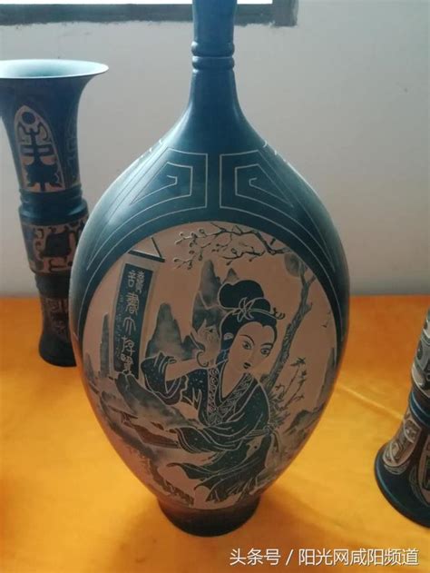 陝西省非物質文化遺產五陵塬黑陶製作技藝大師劉紀榮作品 每日頭條