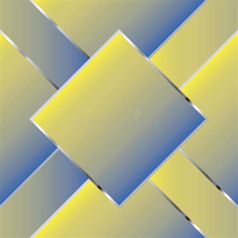 Abstract Geometric Background With Gradient Square Stock Vector