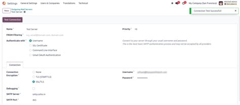 Configure Outgoing Mail Server In Odoo 17