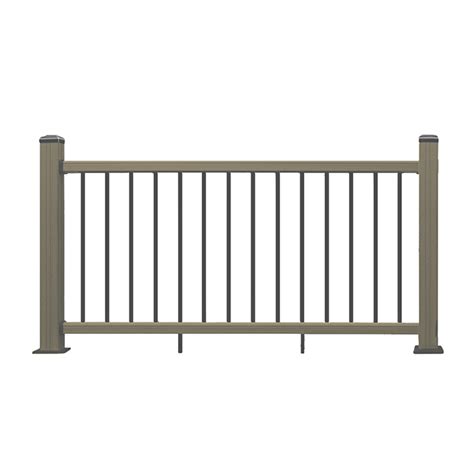Rampe Extérieure Elegance Prestige 42 Po X 72 Po Composite Thé Foncé