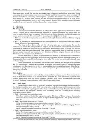 Evaluating The Effectiveness Of Data Quality Framework In Software Engineering PDF